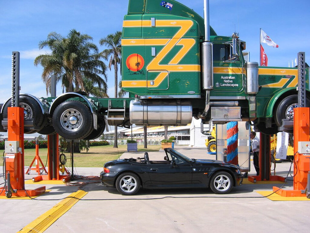 EHB707 mobile column hoist – Hartex Engineering